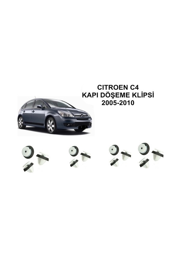 Citroen C4 Kapi Döseme Klipsi 2005-2010 9341Pf 473033994 - Paket Adeti ...