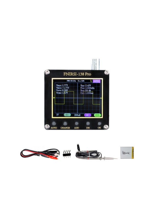 Geeroyoo Fnırsı 138pro Taşınabilir Mini Osiloskop, 2.4" Ekran, Otomatik ...