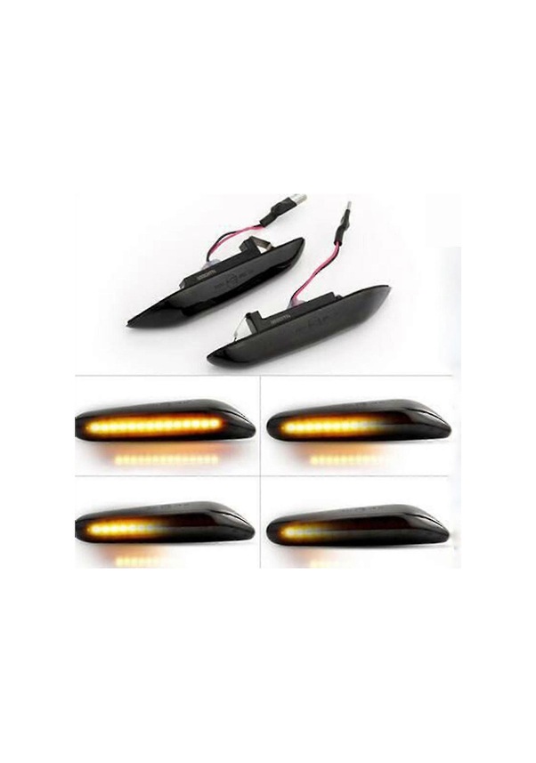 Led Dinamik Dönüş Sinyal Lambası Yan İşaret Sıralı Sinyal Lambası Bmw E46 E36 E60 E61 E90 E91 ...
