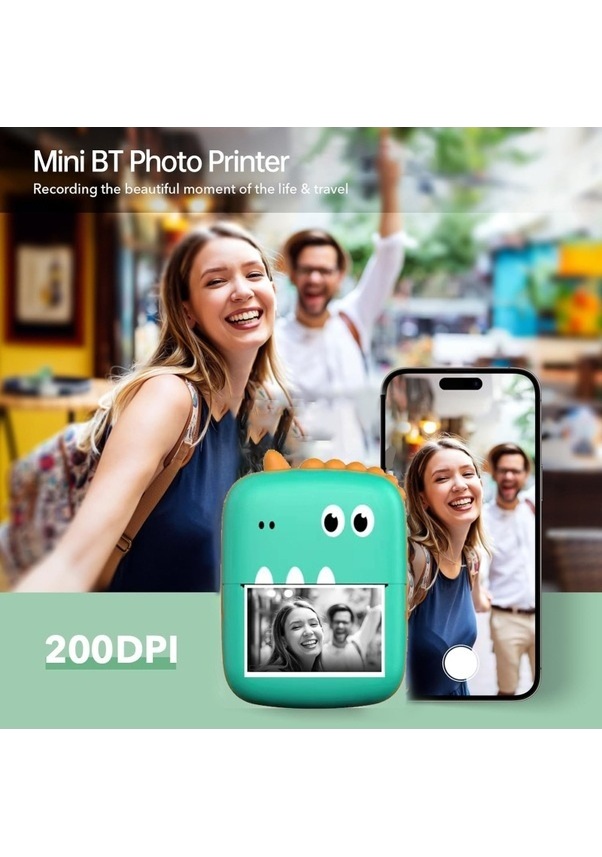 Createtech Mini Termal Yazıcı, 11 Rulo Kağıt, 57mm, İos/android Uyumlu ...