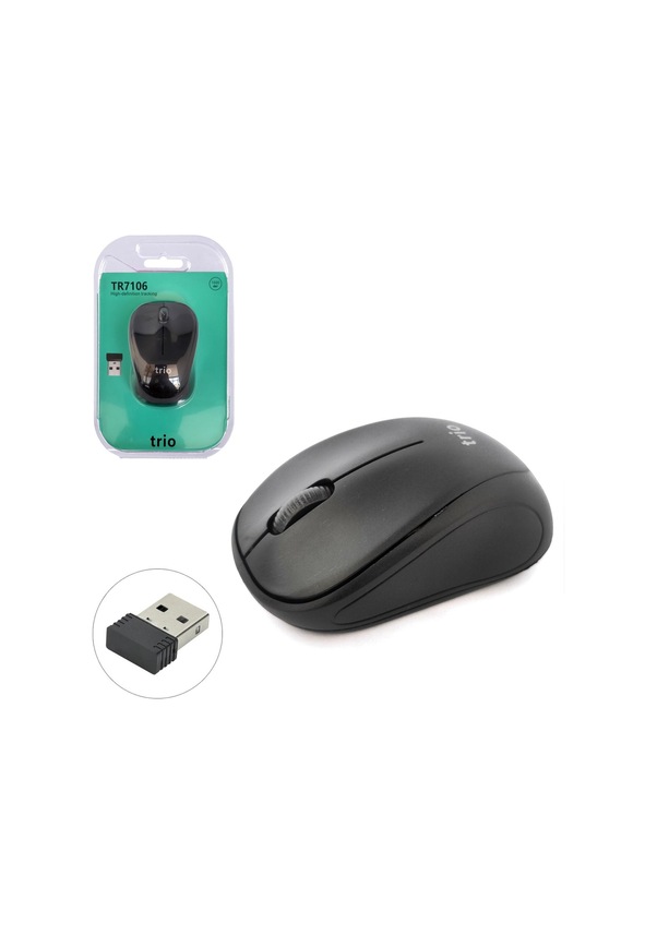 Trio TR-7106 Kablosuz Optik Mouse Siyah Fiyatları ve Özellikleri