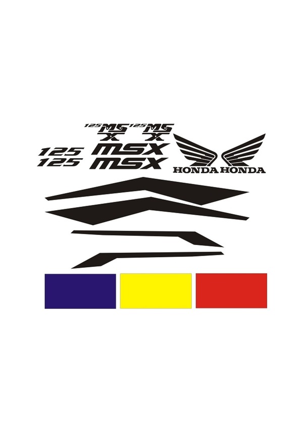Honda Msx Sticker Set-334 Fiyatları ve Özellikleri