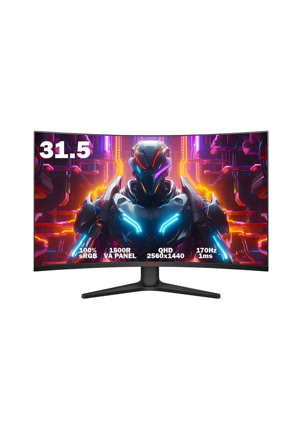 Koorui GA01 31.5" 1 Ms 170 Hz Va QHD Curved Monitör Fiyatları ve Özellikleri
