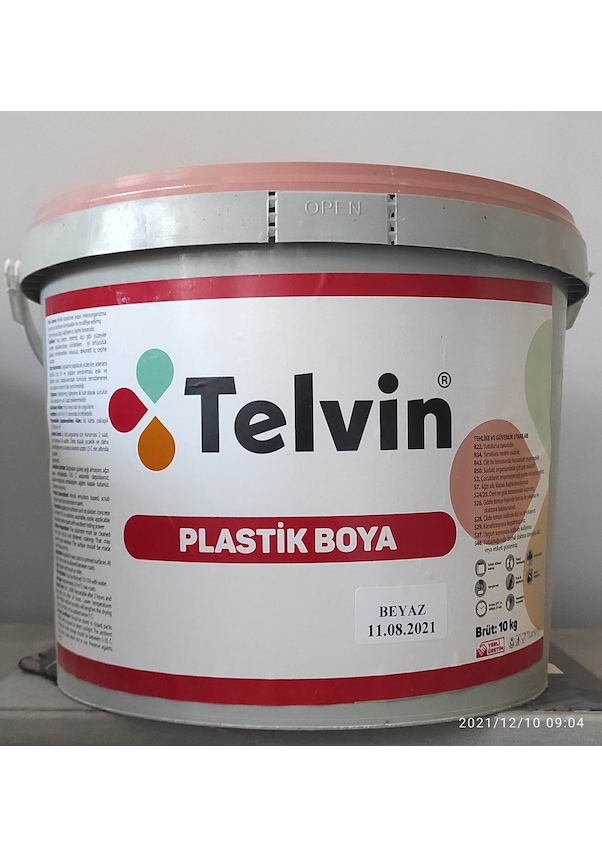 Telvin Su Bazlı Plastik 10 Kg Yalın Beyaz Fiyatları ve Özellikleri
