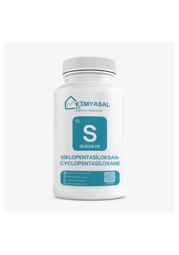 SİKLOPENTASİLOKSAN- CYCLOPENTASİLOXANE (D5 SİLİCONE) hammadde 500g Fiyatları ve Özellikleri