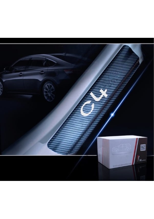 Citroen C4 Carbon Fiber Kapı Eşiği Yazısı Sticker Boya Koruma Boşluk ...