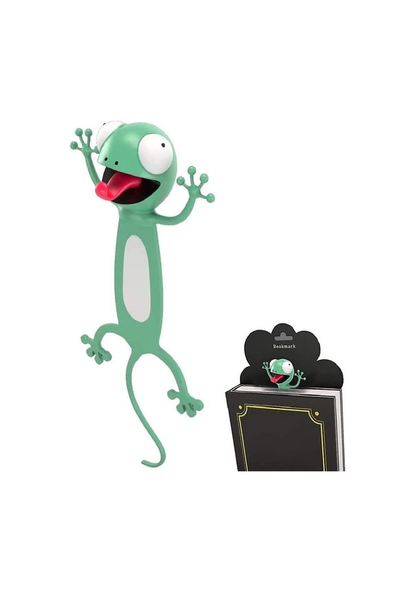 Ouch Animal Bookmarks, 3d Green Bookmarks For Kids And Students ...