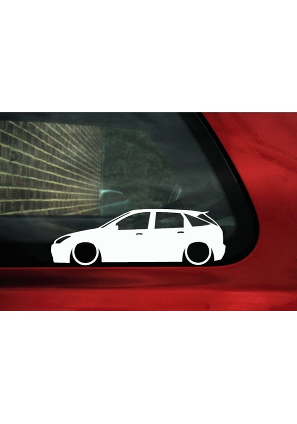 Modifiye Focus Mk1 Basık Kasa Sticker Kelebek Cam Yapıştırması Gri Renk ...