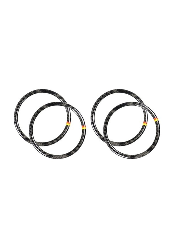 Mercedes-benz C Sınıfı C200 C300 Glc Karbon Fiber Kapı Korna Halkası ...