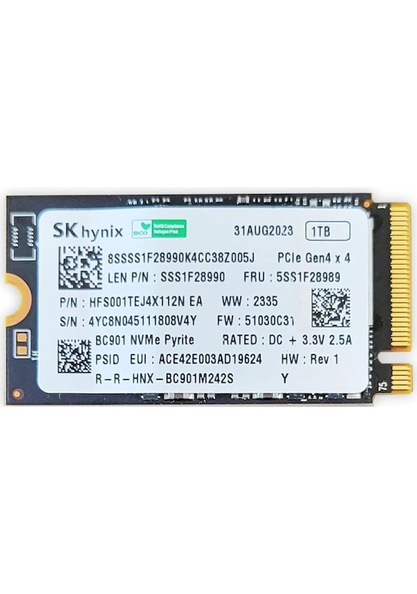 Sk Hynix Hfs001tej4x112n 1tb 4500/3500mb/s M.2 2242 Pcıe 4.0 Nvme Ssd Fiyatları ve Özellikleri