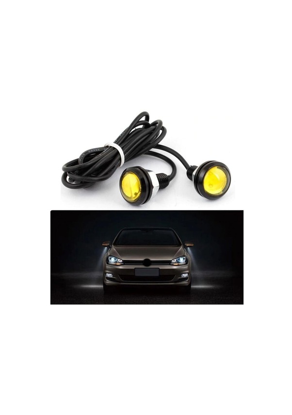 Nkt Kartal Gözü Oto Ayna Altı Led Eagle Eye Beyaz 23 Mm 2 Adet ...