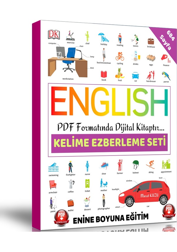 İngilizce Kelime Ezberleme Seti Pdf Formatında Dijital Fiyatları ve Özellikleri