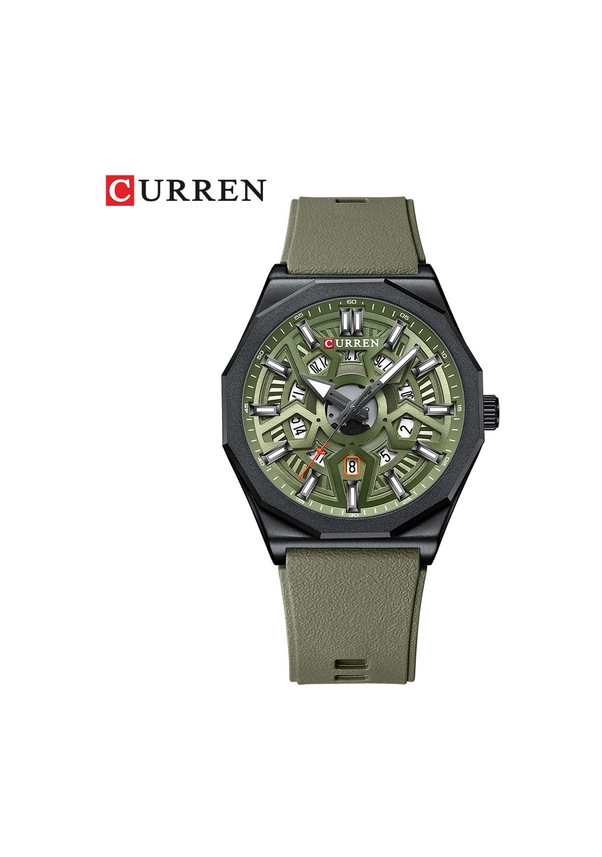 Curren 8437 Erkek Saati İçi Boş Kuvars Saat Yeşil Fiyatları ve Özellikleri