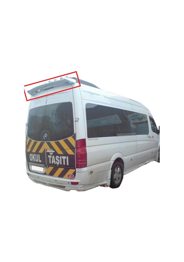 Sprinter Fiber Şeytan Kanat Spoiler Şeker Beyazı Boyalı Fiyatları ve ...