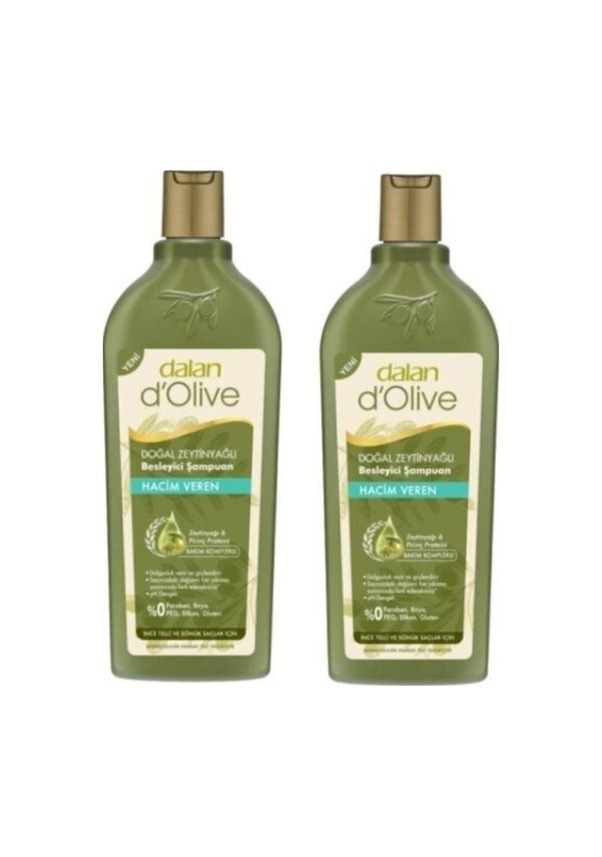 Dalan Dolive Zeytinyağlı Hacim Veren Şampuan 2 x 400 ML Fiyatları ve Özellikleri
