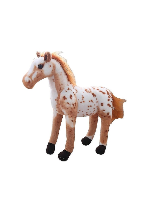 Büyük Peluş At Hayvan Oyuncak At Peluş Oyuncak Taklit Midilli Bebek ...