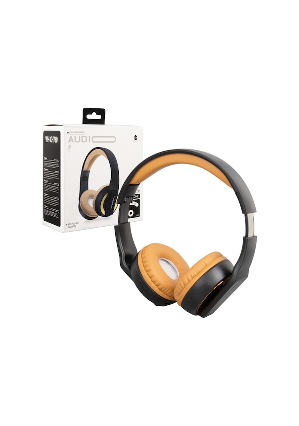 Magicvoice WH-CH760 Kablosuz Bluetooth Kulaküstü Kulaklık Turuncu ...