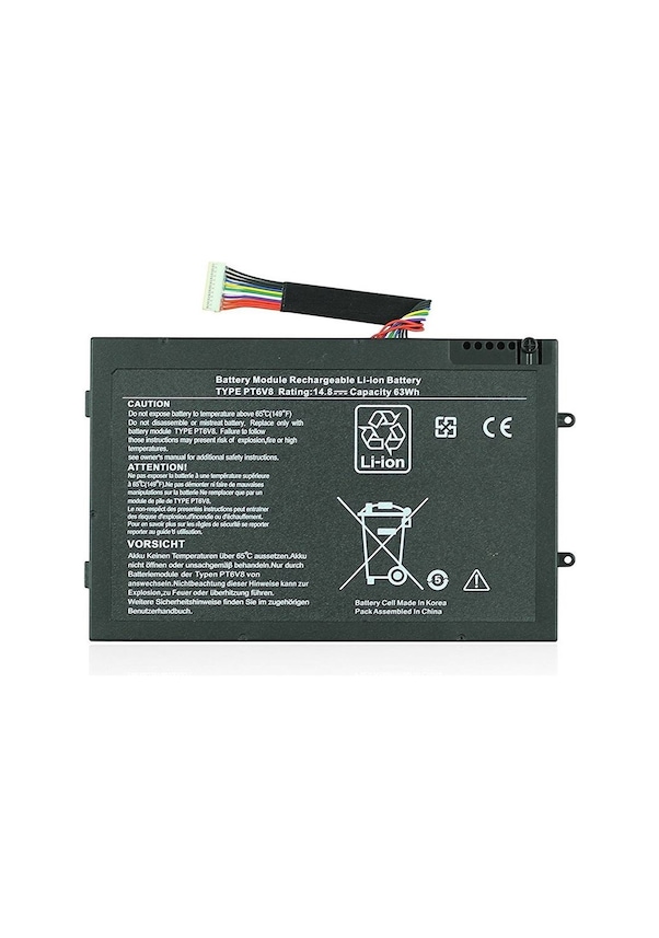 Dell Alienware M14x Type P18g, P18g001 Uyumlu Notebook Batarya ...