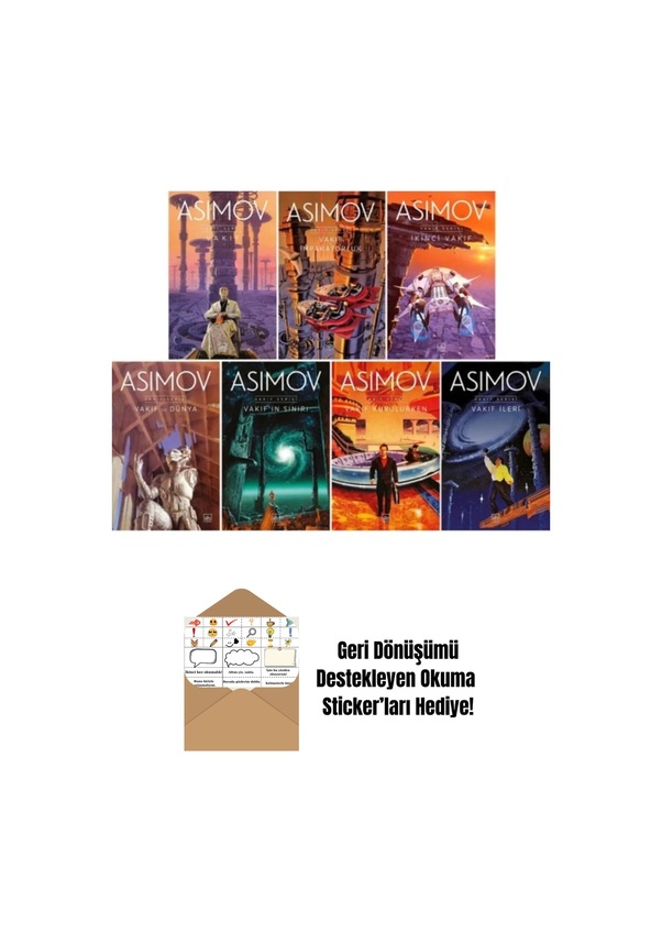 Vakıf Serisi 7 Kitap Set / Isaac Asimov + Okuma Sticker'ları Fiyatları ...
