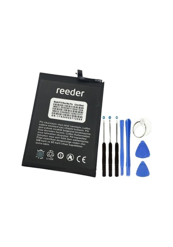 Reeder P13 Blue Max Pro 2021 Pil Batarya+tamir Set Fiyatları ve Özellikleri