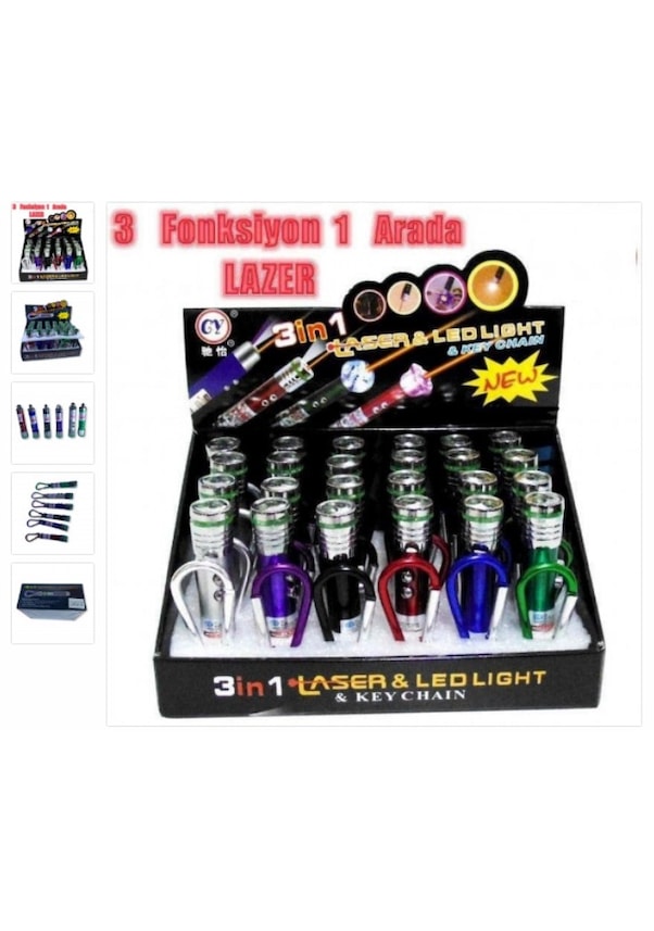 3in1 Lazer Ve Fener 3 Fonksyon Bir Ara Fiyatları ve Özellikleri