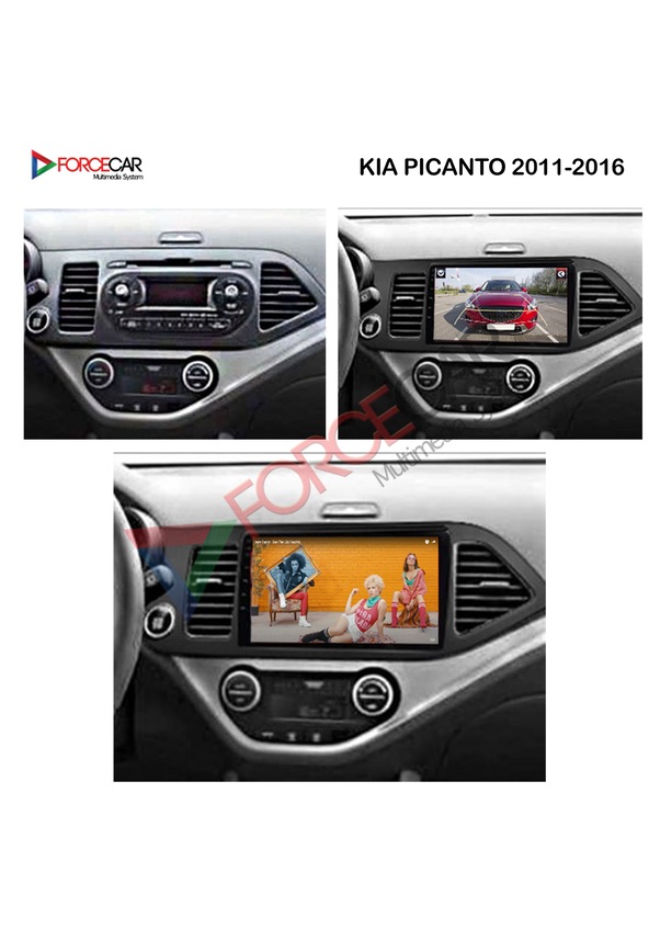Kia Picanto 2011 2016 Kablosuz Carplay+6 Gb Ram+128 Gb Hafıza Oem ...
