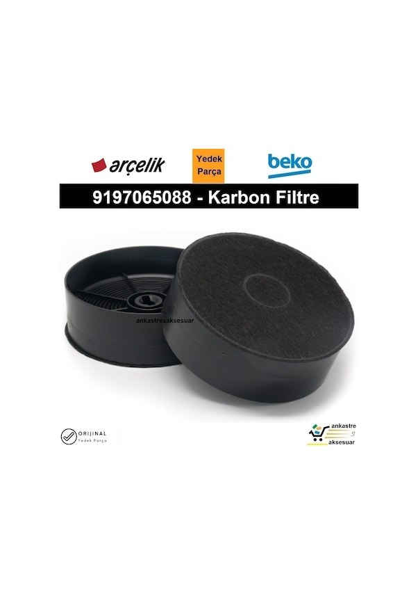 Beko Uyumlu CTB 6407 X (8851533200) Aspiratör Karbon Filtre 9197065088 ...