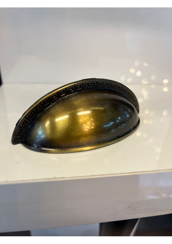 Tas Metal Kulp 64mm Antik Sarı Dolap Kapak Modern Çekmece Mobilya Gold ...