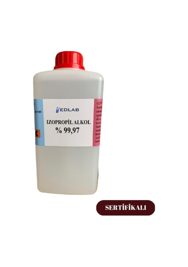 Edlab 1 Litre Izopropil Alkol % 99.97 SERTİFİKALI Fiyatları ve Özellikleri