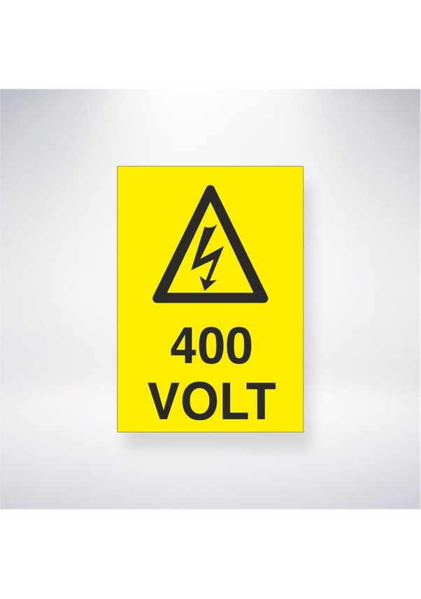 400 Volt 21x28 Arkası Yapışkanlı Sticker 1070 x 30 CM Fiyatları ve ...