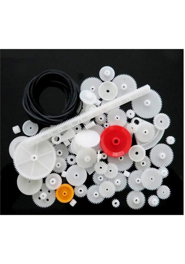 81 Parça Plastik Dişli Seti DIY Seti Dişli Takımı Çark Proje Fiyatları ...