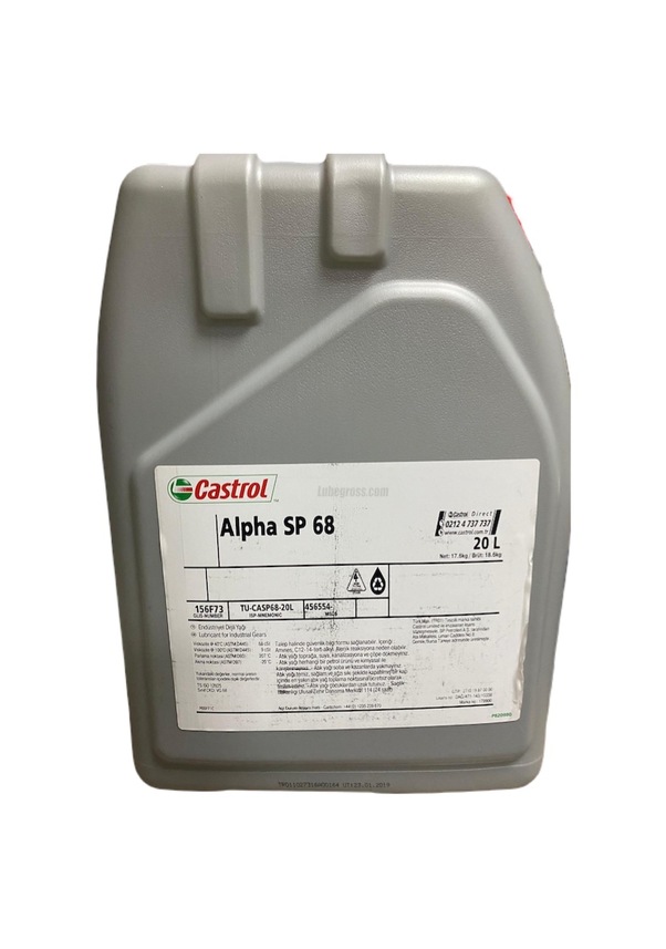 Castrol Alpha Sp 68 Dişli Yağı 20 L Fiyatları ve Özellikleri