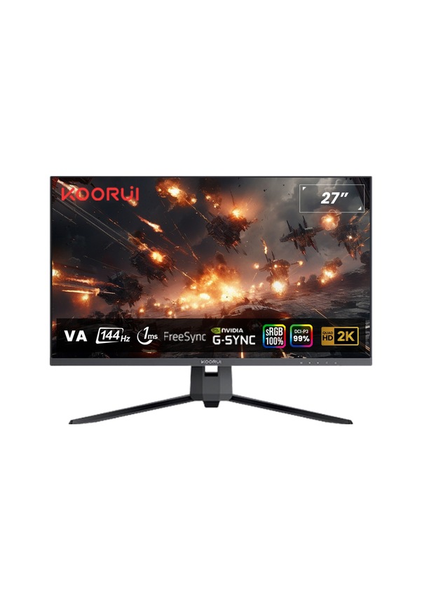 Koorui 27E1QA 27" 1 MS 144 Hz FreeSync 2K QHD VA LED Monitör Fiyatları ve Özellikleri