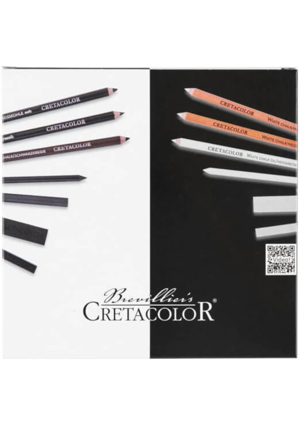 Cretacolor Black & White Box Drawing Set 25 Parça Fiyatları ve Özellikleri