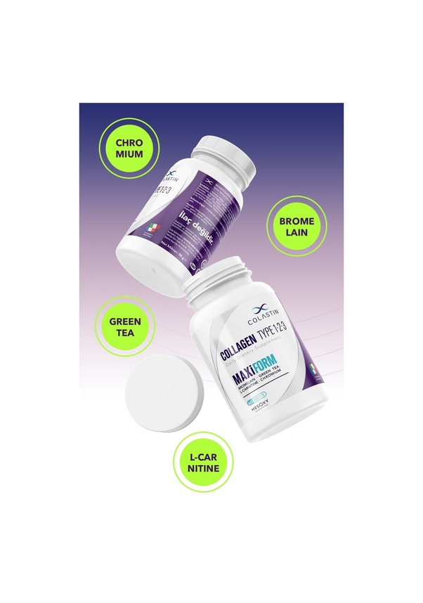 Colastin Kolajen 1-2-3 Maxiform 2 x 60 Tablet Fiyatları ve Özellikleri