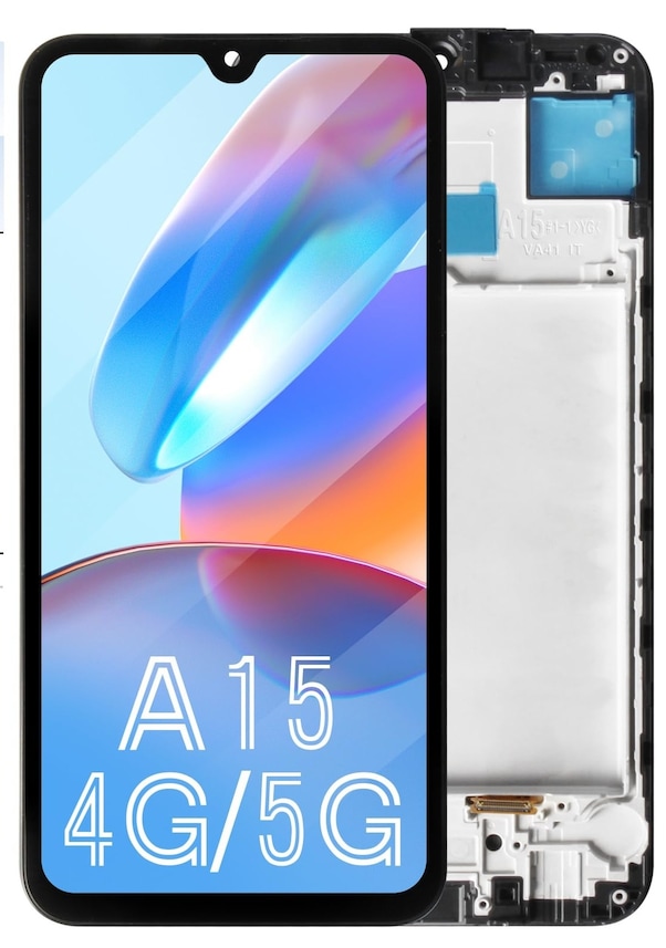 Samsung Uyumlu Galaxy A15 Sm-a155f Lcd Ekran Dokunmatik Çıtalı SİYAH ...