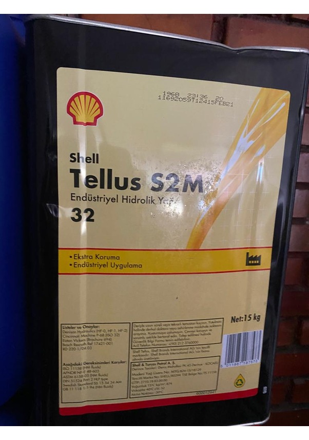 Shell Tellus S2-M 32 Endüstriyel Hidrolik Yağı 15 KG Fiyatları ve ...