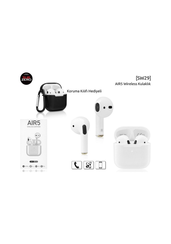 Subzero Air5 SW29 Wireless Bluetooth Kulaklık Beyaz Fiyatları ve ...