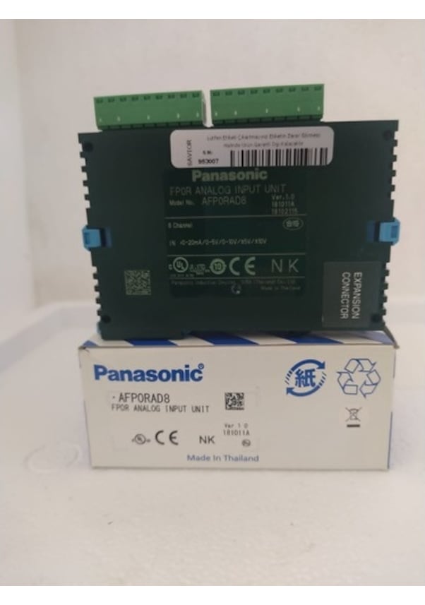Afp0Rad8 Plc Analog Modül8G,0-5V,±10V±,5V,±100Mv,0-20Ma,14B Fiyatları ve Özellikleri