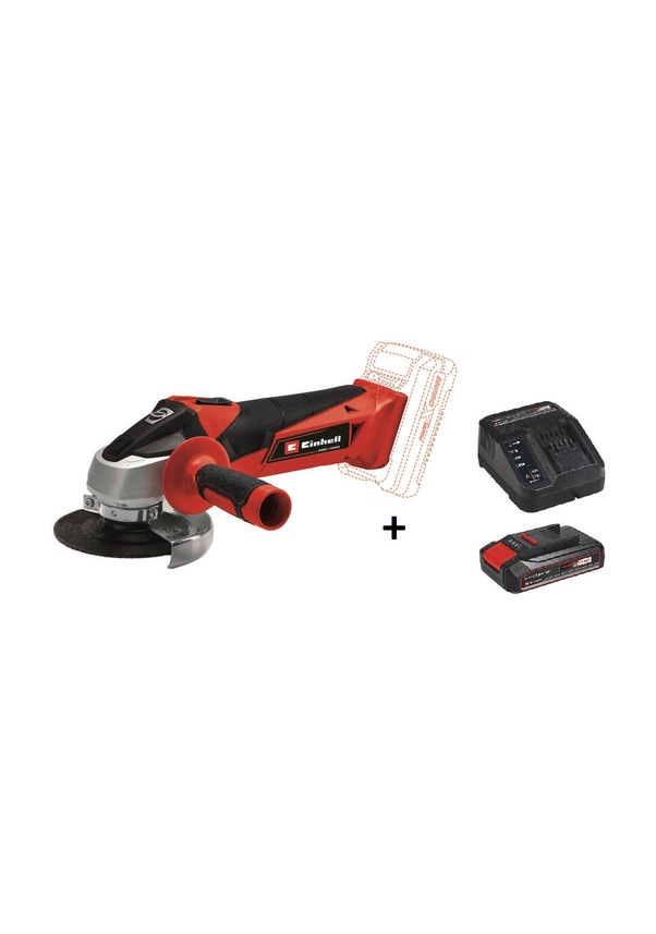 Einhell TC-AG 18 / 115 Li Akülü Avuç Taşlama + 2.5 Ah Starter Kit ...