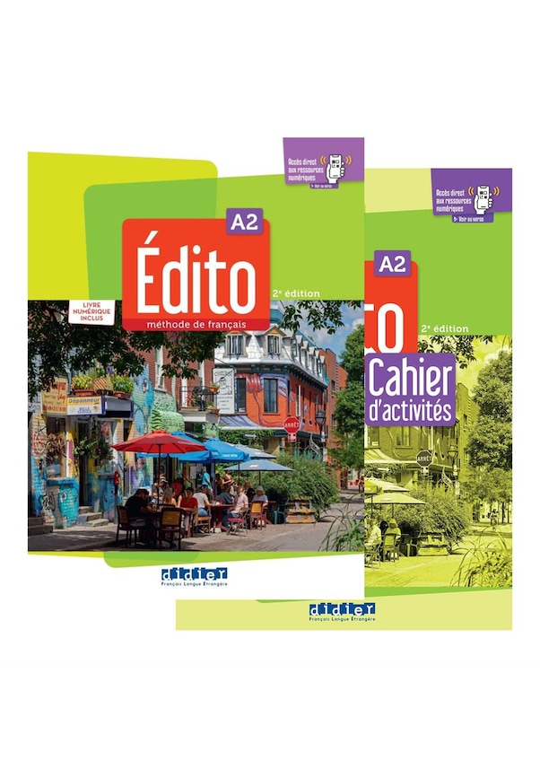 Edito A2 2e édition 2022 Méthode de français Livre de l'élève + Cahier ...