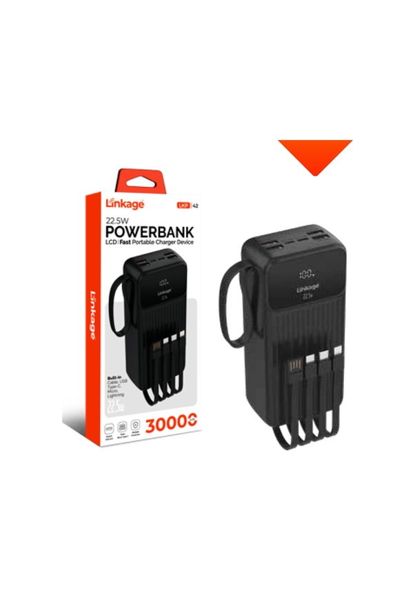 30.000 Mah 4xusb Lcd Ekranlı 22.5w Dahili Usb, Mikro, Type-c Lightning ...