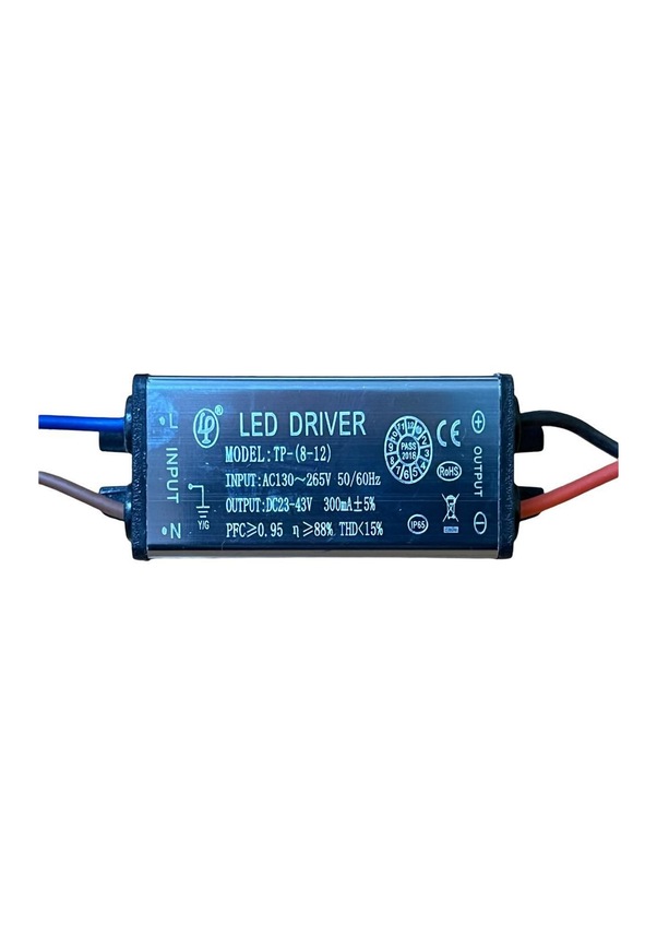 LED DRİVER 9 WATT 23-43 VOLT 300 MA WALLWASHER İÇİN METAL BOLLED ...