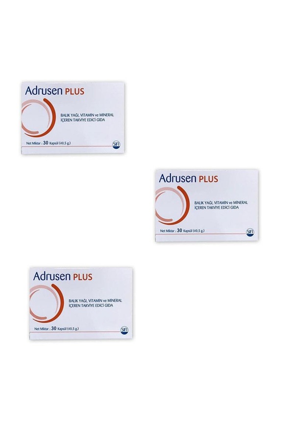 Adrusen Plus 30 Kapsül 3 Adet Fiyatları ve Özellikleri
