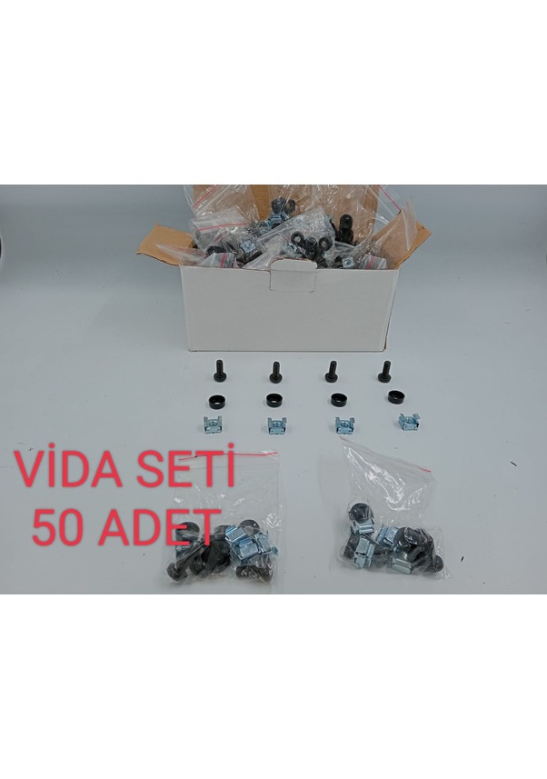 RACK KABİN VİDA SETİ 50 ADET Fiyatları ve Özellikleri