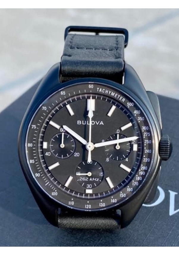 Bulova Lunar Pilot Special Edition Moon Apollo Chrono 98a186 Erkek Kol ...