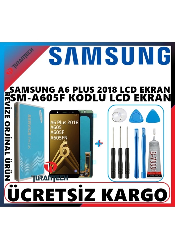 Samsung Galaxy A6 Plus 2018 A605 Lcd Ekran Dokunmatik Revize Fiyatları ...
