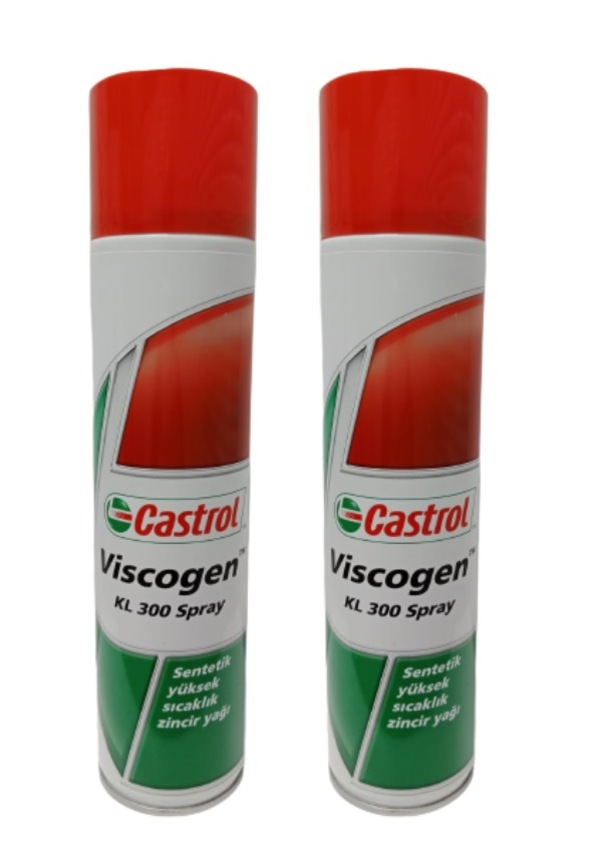 Castrol Viscogen Kl 300 Zincir Yağlama Sprey 400 Ml 2Lİ SET Fiyatları ...