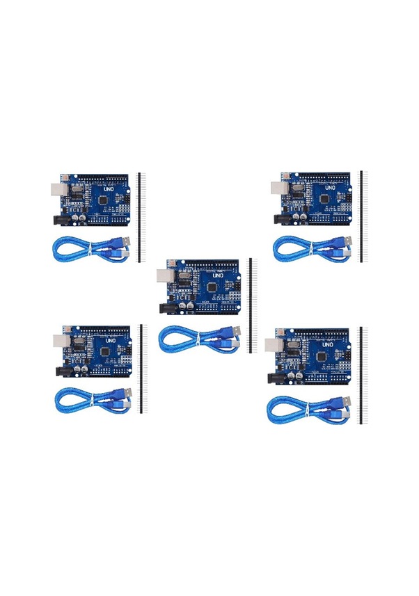 5ADET Arduino UNO R3 KLON - USB KABLO HEDİYELİ - (USB Chip CH340 Fiyatları ve Özellikleri