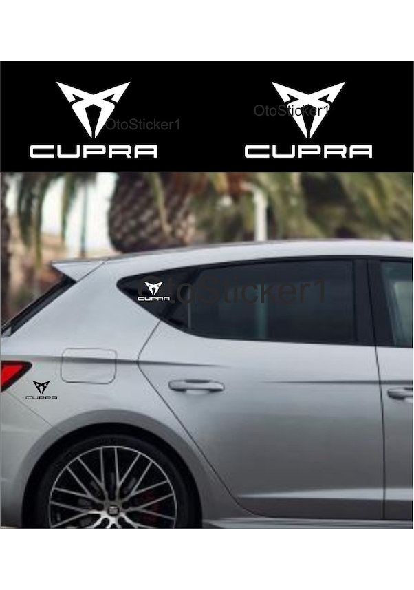Oto Sticker Seat Cupra Sticker Seti 12X8Cm Beyaz-1 Adet Fiyatları ve ...